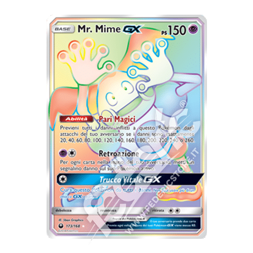 173-168 Mr. Mime GX Rara Segreta (IT) – MINT » Federicstore