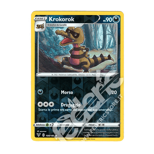 108-185 Krokorok Non Comune Reverse (IT) – MINT » Federicstore