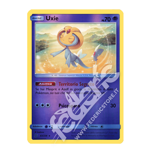 083-236 Uxie Rara Reverse (IT) – MINT » Federicstore