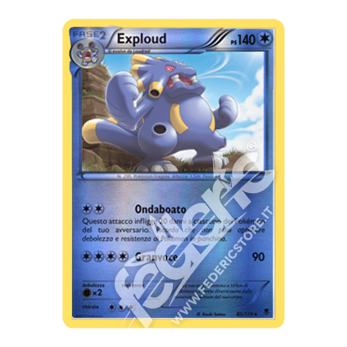 085-119 Exploud Rara Reverse (IT) – MINT » Federicstore