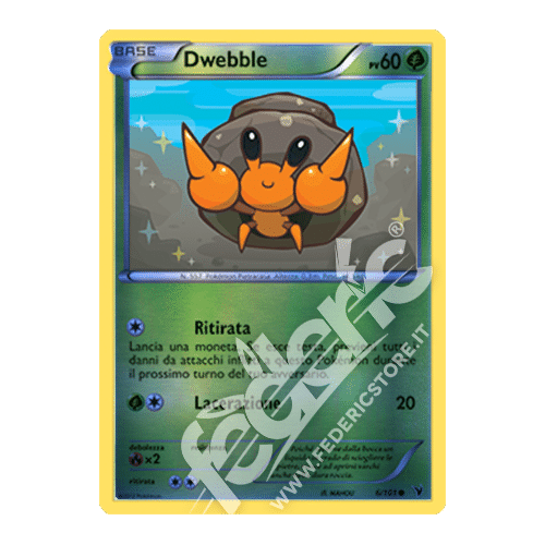 006-101 Dwebble Comune Reverse (IT) – MINT » Federicstore