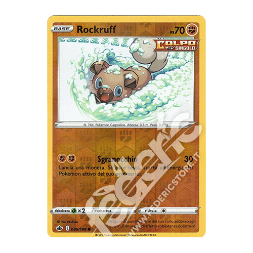 086-198 Rockruff Comune Reverse (IT) – MINT » Federicstore
