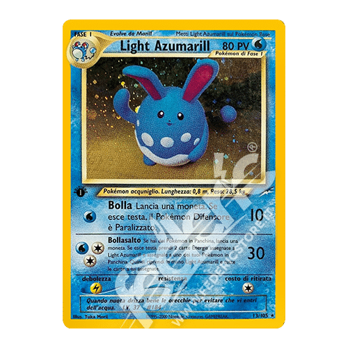 013-105 Light Azumarill Holo Prima Edizione (IT) – MINT » Federicstore