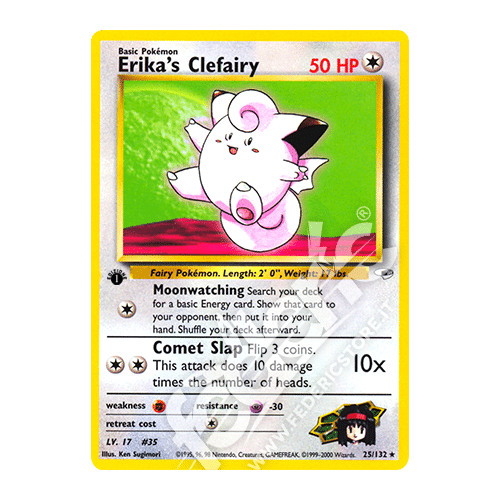 025-132 Erika’s Clefairy Rara Prima Edizione (ENG) – MINT » Federicstore