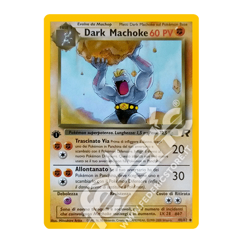040-082 Dark Machoke Non Comune Prima Edizione (IT) – MINT » Federicstore