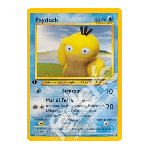 079-105 Psyduck Comune Prima Edizione (IT) – MINT » Federicstore
