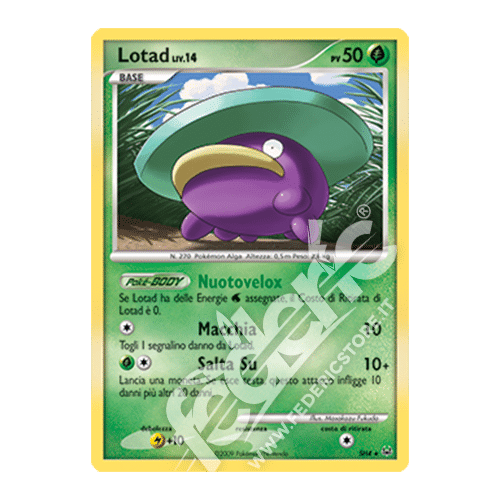 SH4 Lotad Shiny Rara Reverse Fuoriserie (IT) – MINT » Federicstore