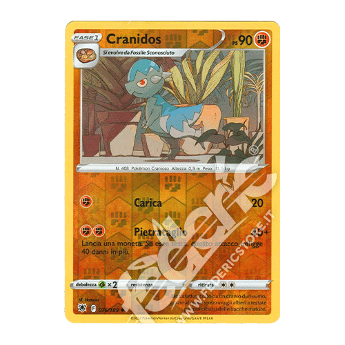 076-189 Cranidos Non Comune Reverse (IT) – MINT » Federicstore
