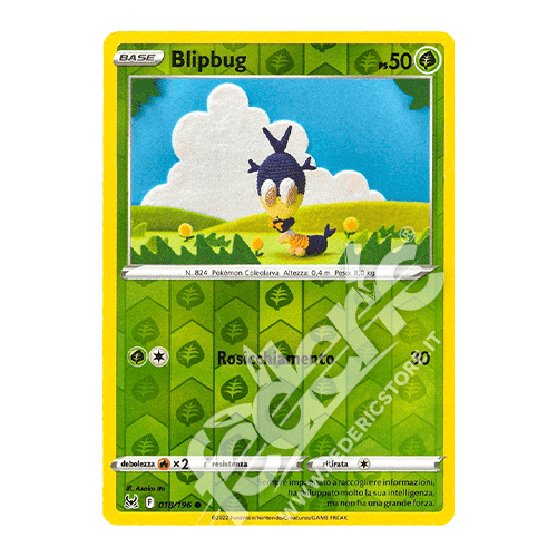 018-196 Blipbug Comune Reverse (IT) – MINT » Federicstore