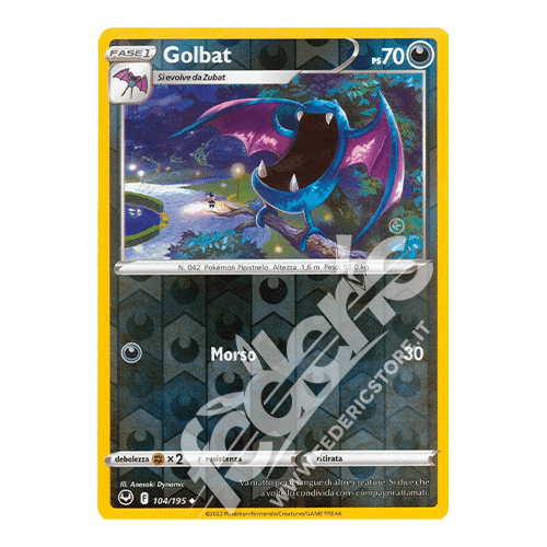 104-195 Golbat Non Comune Reverse (IT) – MINT » Federicstore