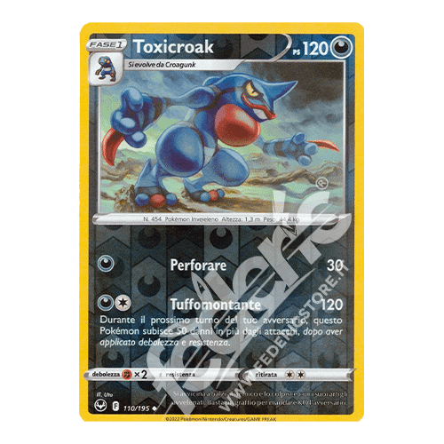 110-195 Toxicroak Non Comune Reverse (IT) – MINT » Federicstore