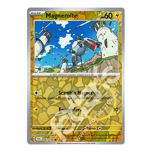 063-198 Magnemite Comune Reverse (IT) – MINT » Federicstore