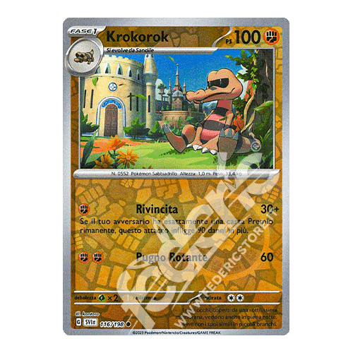 116-198 Krokorok Comune Reverse (IT) – MINT » Federicstore