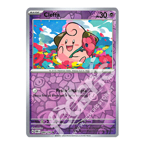 080-197 Cleffa Comune Reverse (IT) – MINT » Federicstore