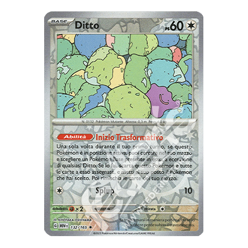 132-165 Ditto Rara Reverse (IT) – MINT » Federicstore