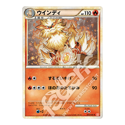 014-070 Arcanine Holo (JP) – MINT » Federicstore