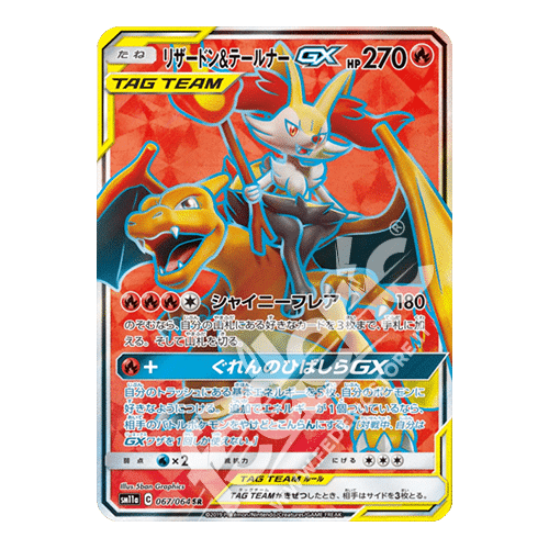 067-064 Charizard & Braixen GX Alleati Full Art (JP) – MINT » Federicstore