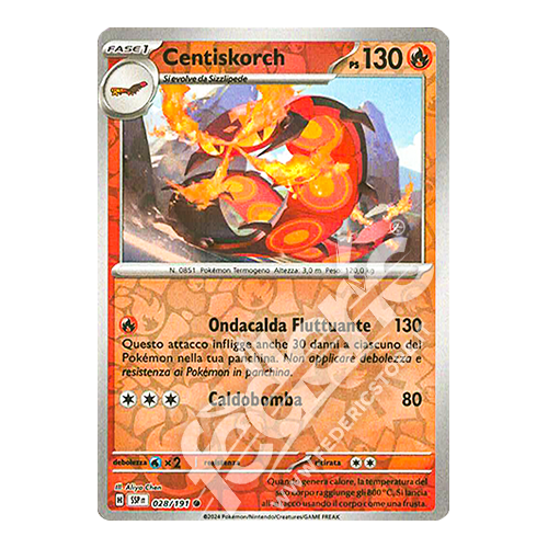 028-191 Centiskorch Comune Reverse (IT) – MINT » Federicstore