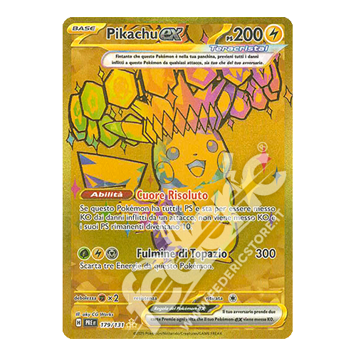 179-131 Pikachu ex Teracristal Gold Rara Segreta (IT) – MINT » Federicstore